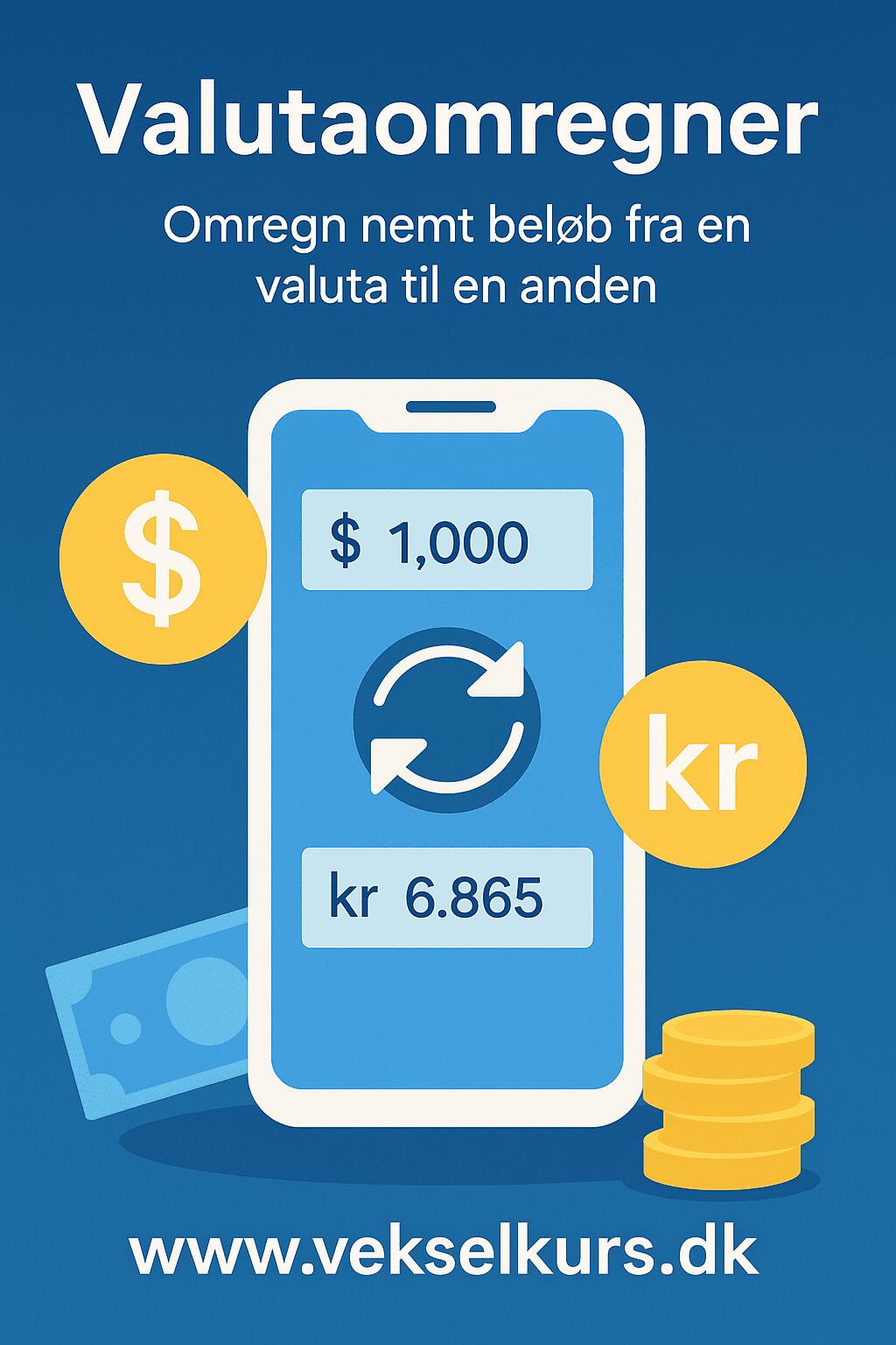 Valutaomregneren - omregne alle verdens valutakurser her!